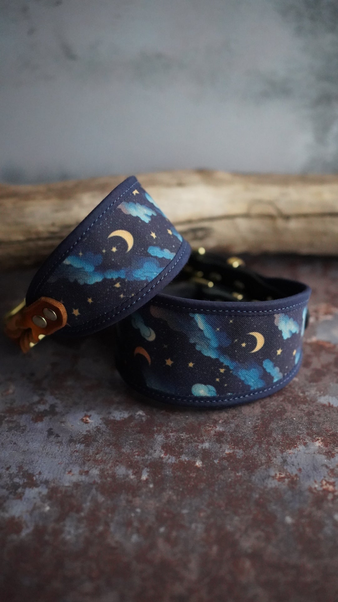 Celestial Moon- Signature Collar - Canvas – Bramble and Friends